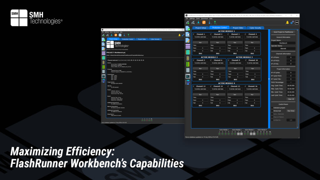 Maximizing Efficiency: FlashRunner Workbench’s Capabilities - SMH Technologies