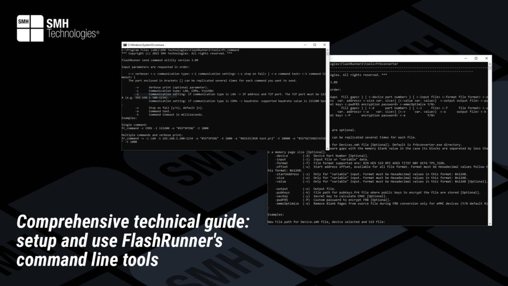 Comprehensive technical guide: setup and use FlashRunner’s command line ...